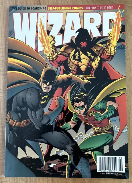 VINTAGE 1995 WIZARD The Guide to Comics Superman/Aliens June #46 ...