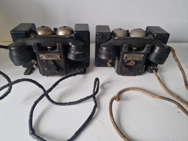 WW2 BRITISH FIELD telephone Set "F" M:k II T.M.C £103.29 - PicClick UK