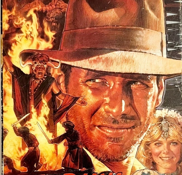1999 INDIANA JONES and the Temple of Doom Vintage VHS Harrison Ford ...