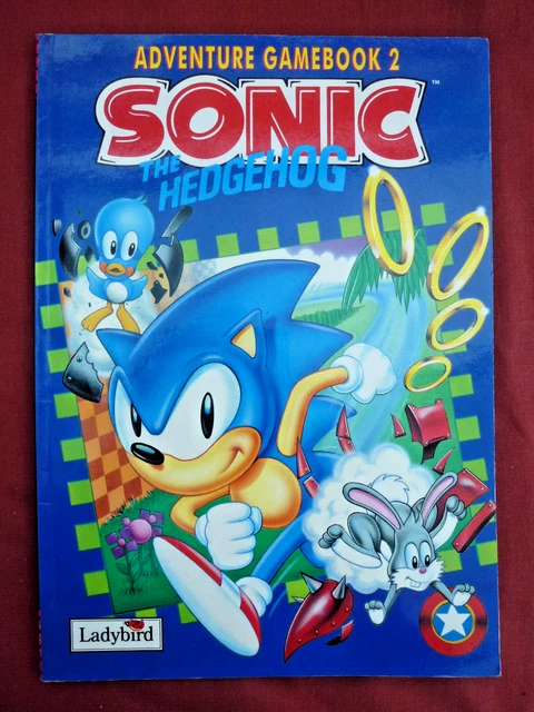 SONIC THE HEDGEHOG - Adventure Gamebook 2 - Ladybird Soft-Covered Book ...