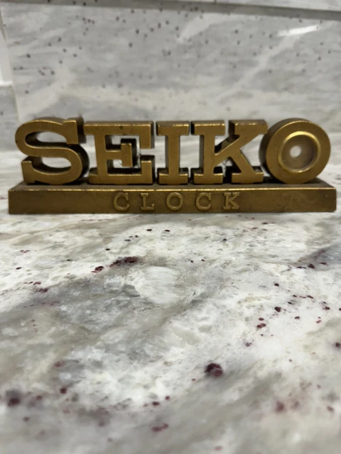 VINTAGE SEIKO ADVERTISING Metal Signage 1970/80’s - Rare £50.00 ...