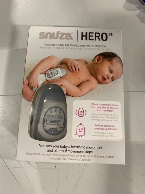 SNUZA HERO SE Wearable Baby Breathing Movement Monitor - NEW SEALED $79 ...