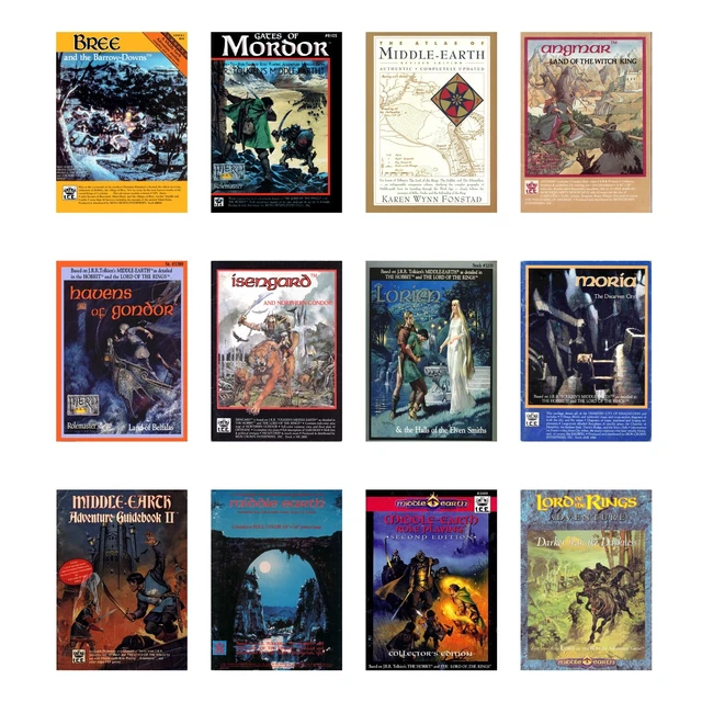 MIDDLE EARTH ROLEPLAYING MERP Lord of the Rings Over 70 PDF Files £8.00 ...