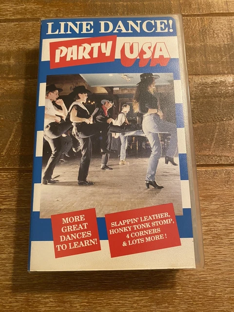 LINE DANCE PARTY USA VHS Video Honky Tonk Stomp 4 Corners & More £8.99 ...