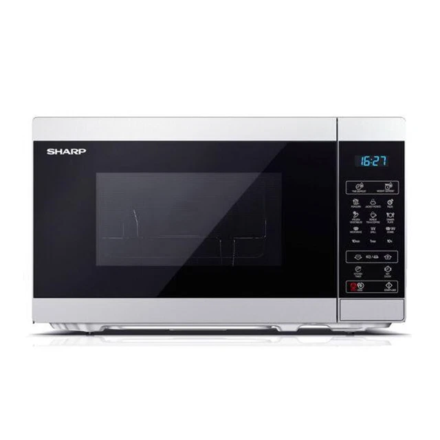 SHARP YC-MG02U-S 800W Microwave Oven with Grill 1000W 20L Capacity C ...