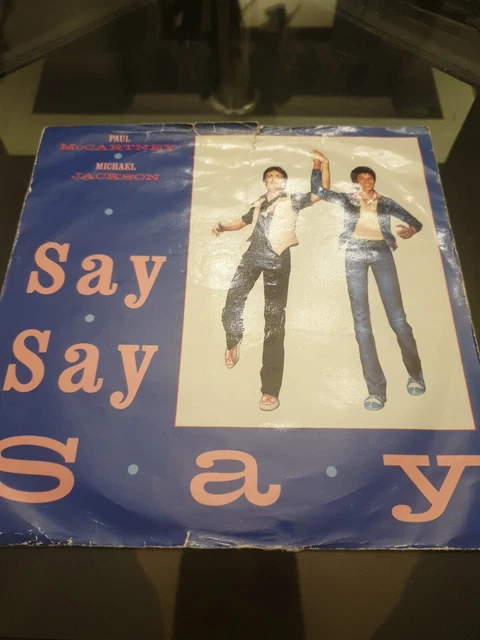 PAUL MCCARTNEY / MICHAEL JACKSON - SAY SAY SAY 1983 7" VINYL SINGLE ...