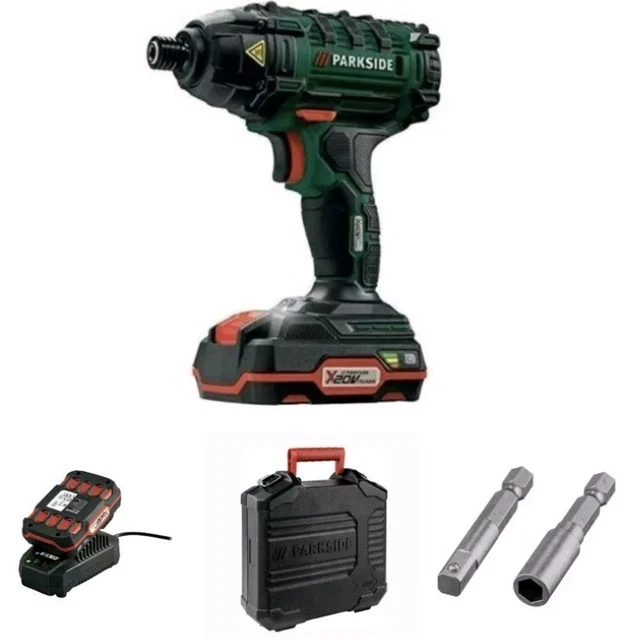 PARKSIDE CORDLESS IMPACT Driver With 20V 2AH Battery & Charger £68.30 ...