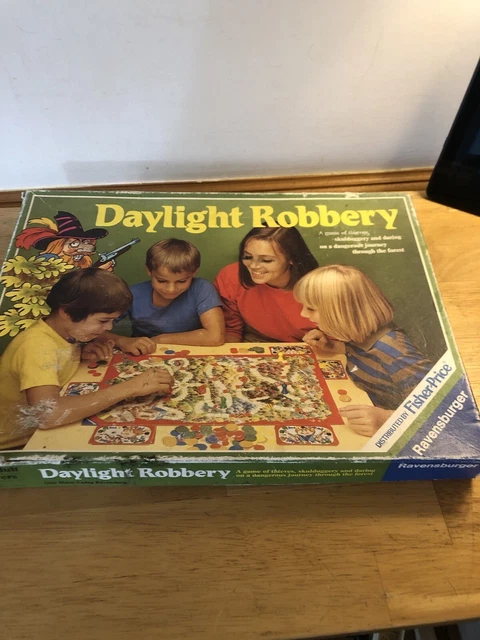 VINTAGE RARE DAYLIGHT Robbery Board Game Fisher Price Ravensburger 1983 ...