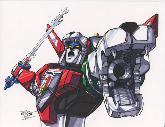 VOLTRON FORCE LION Beast King GoLion dessin animé animation art ...