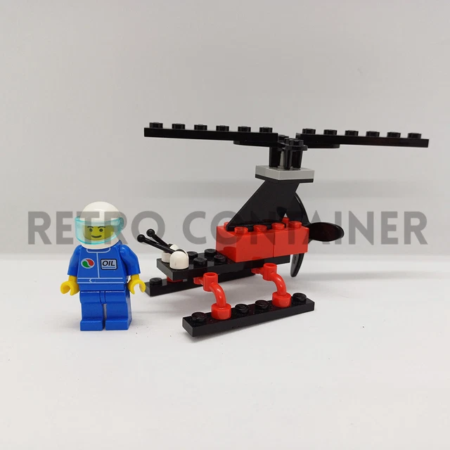LEGO VINTAGE 100% Complete Set 2849 - Helicopter - Vintage Town (1997 ...