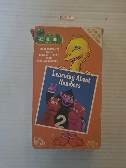 MY SESAME STREET Home Video Learning About Numbers VHS Tape 1986 Jim ...