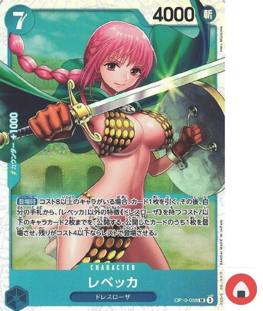 CARTE ONE PIECE OP10-058 Rebecca SR Époque Japonaise EUR 3,88 - PicClick FR