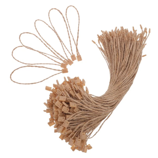 1000PCS SNAP LOCK Tag String: 7.9" Loop Fasteners for Price Clothing ...