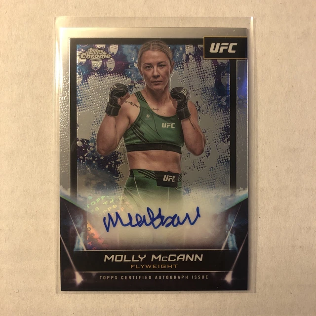 MOLLY MCCANN 2024 UFC Topps carta firme cromate autografo EUR 0,96 ...