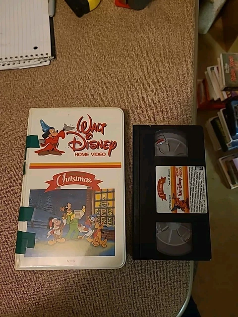 WALT DISNEY HOME Video A Walt Disney Christmas VHS White Clamshell £5. ...