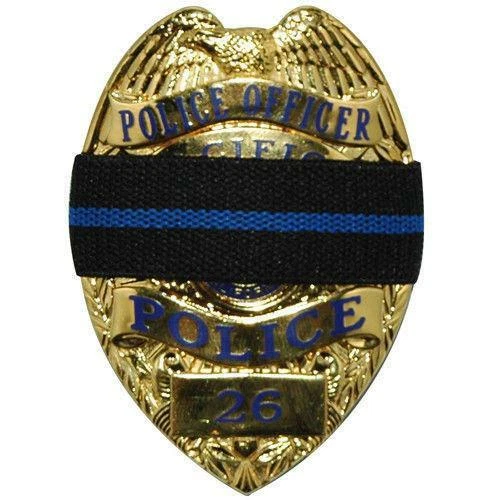 BANDE DE DEUIL police pour insignes fine ligne bleue EUR 2,76 - PicClick FR
