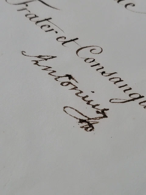 1831 KING ANTHONY De Saxe Signé Royalty Document Lettre Royalty ...