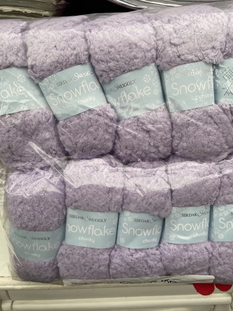 SIRDAR SNUGGLY SNOWFLAKE Chunky baby knitting yarn 720 Lilac Lullaby ...