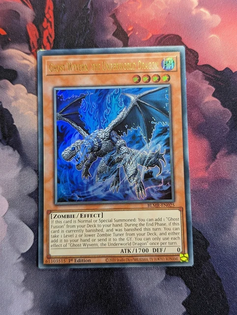 GHOST WYVERN, THE Underworld Dragon BLMR-EN025 Ultra Rare 1st Edition ...