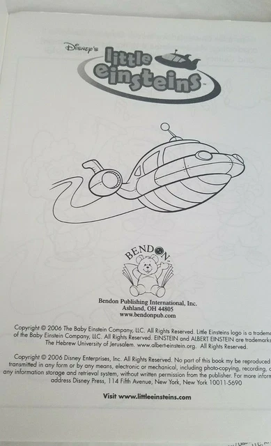 LITTLE EINSTEINS STICKER & Poster Activity Book Disney Playhouse ...