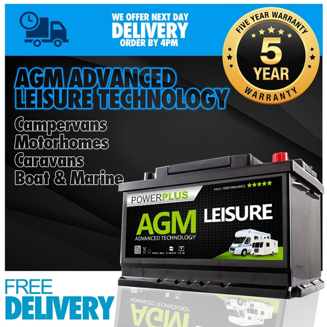 VW T4 T5 T6 Campervan Leisure Battery AGM LP100 12v 100ah - Special ...