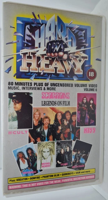HARD 'N' HEAVY vol 6 VHS heavy metal magazine KISS Scorpions Cult ...