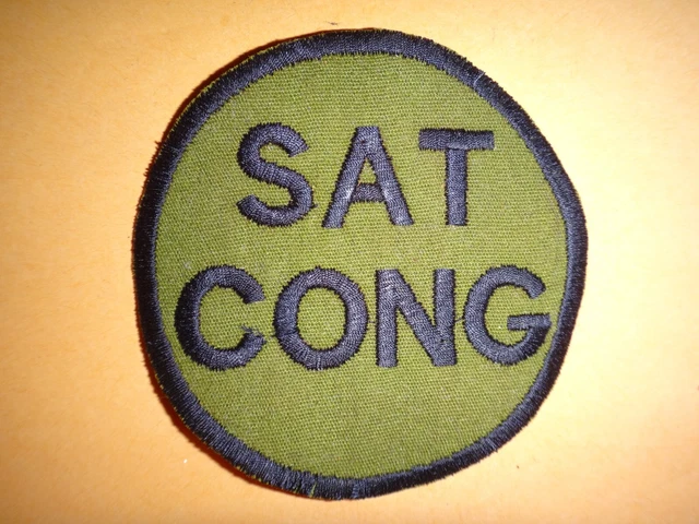 VIETNAM GUERRE ATTENUÉ Patch " Sat Cong " Slogan Kill Communists EUR 12 ...