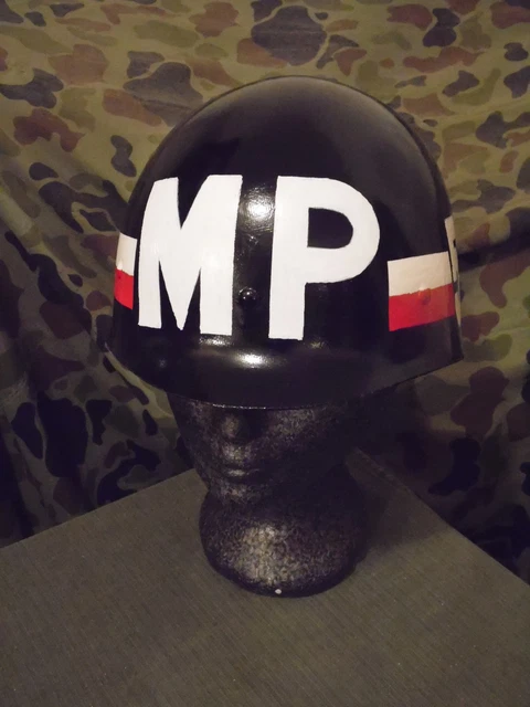 US M1 INNENHELM Helmet Liner 560th MP Company / 18th MP Bde / Vietnam ...