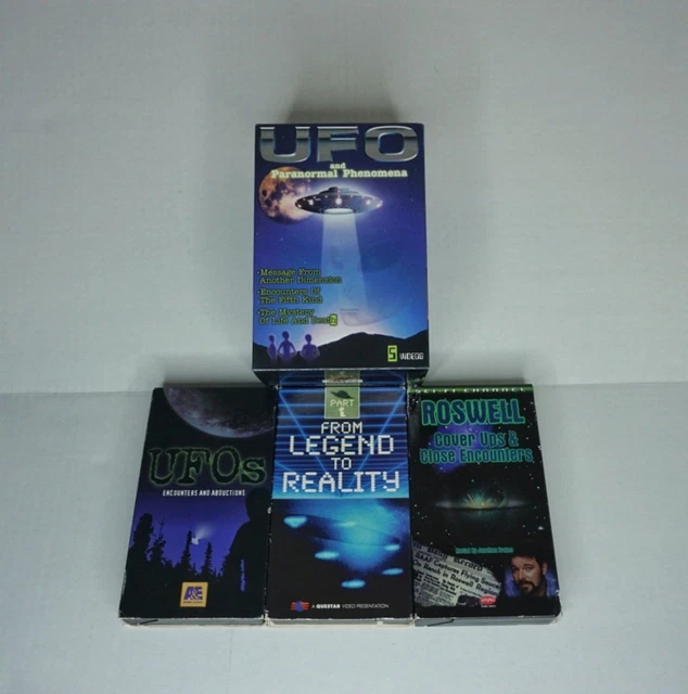 RARE UFO VHS BUNDLE (9 VHS Tapes explaining the UFO`s and The ...