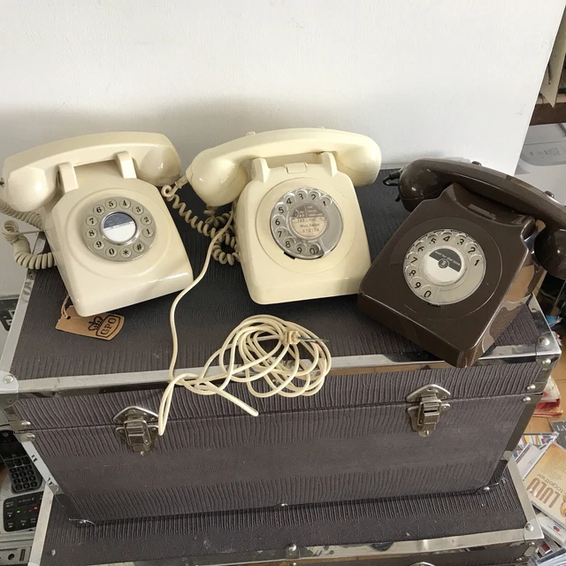 VINTAGE GPO BT Rotary Dial Phones 70/80s Retro Style Handset Telephone ...