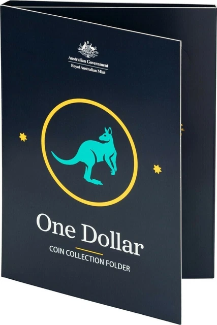 ROYAL AUSTRALIAN MINT One Dollar $1 Coin Collection Folder AUSTRALIA ...