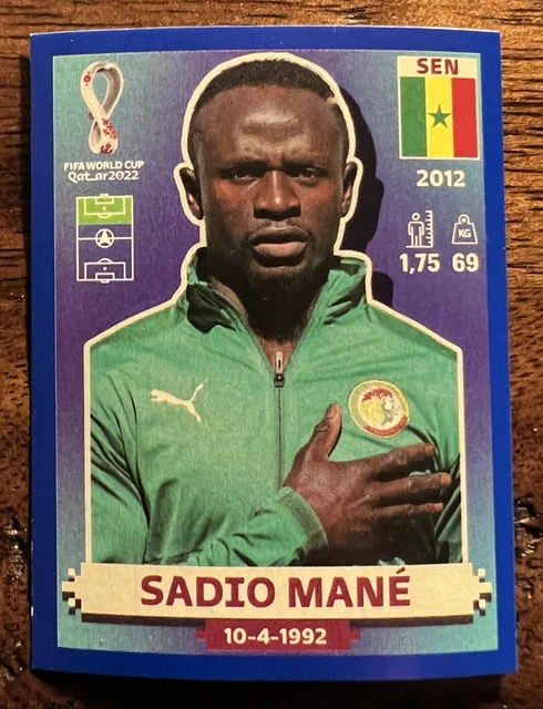 COUPE DU MONDE Sadio Mane Border Panini 2022 EUR 23,09 - PicClick FR