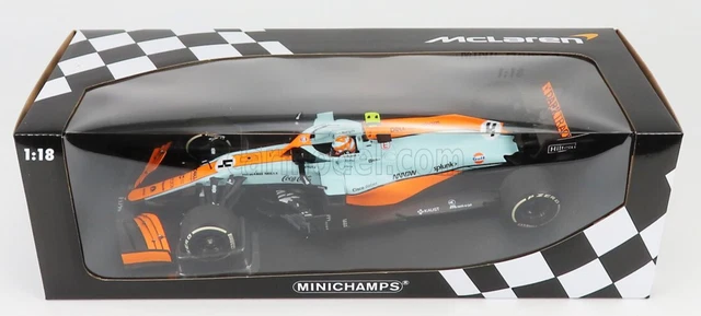 MINICHAMPS 1/18 MCLAREN F1 MCL35M LANDO NORRIS Limited Edition Toy Car ...