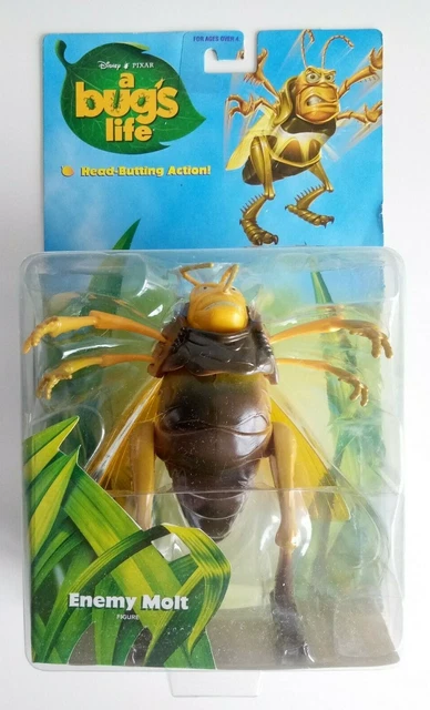 DISNEY PIXAR - A BUGS LIFE: ENEMY MOLT Figura MATTEL 100% Completa ...