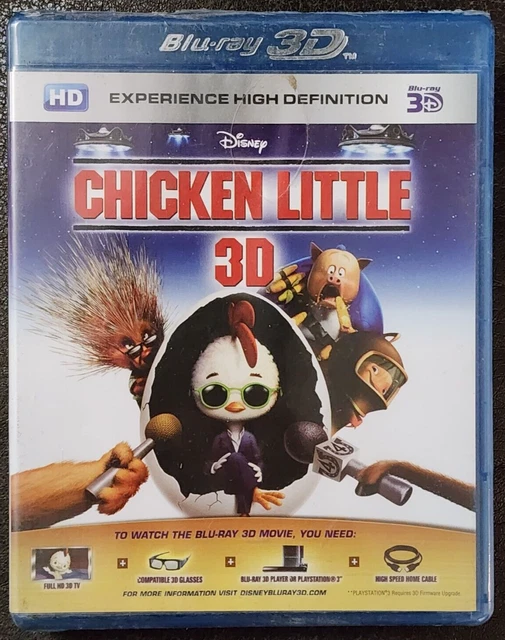 WALT DISNEY CHICKEN Little 3D Blu-ray - Region-free Sealed $38.00 ...