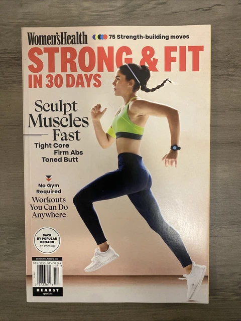 WOMEN'S HEALTH MAGAZINE 2026 STRONG & FIT IN 30 DAYS NO GYM Required ...