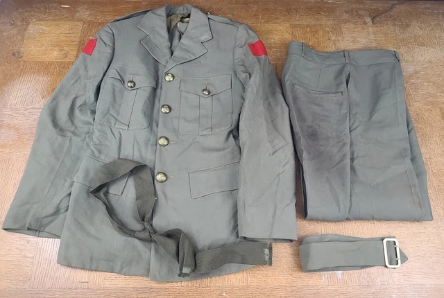 KOREAN WAR 1952 Canadian Military Summer Service Dress Uniform w/ Pants ...