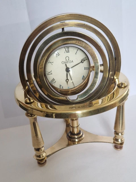 PENDULETTE OMEGA SUR socle spherique articulé EUR 198,00 - PicClick FR