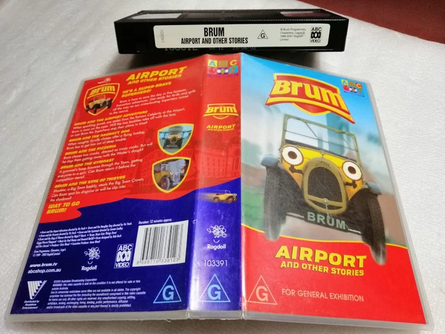 BRUM: THE AIRPORT - 5 STORIES - 2002 Ragdoll\ABC For Kids Issue Vhs ...