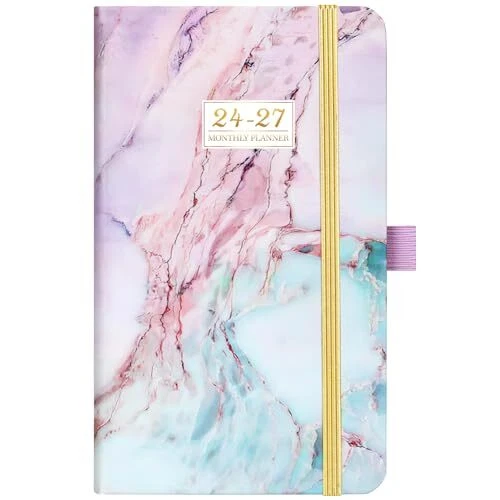 2024-2027 POCKET PLANNER - Monthly Pocket Calendar 2024-2027, Small ...