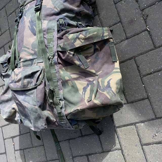 BRITISH ARMY PLCE DPM IRR BERGAN BERGEN 120l RUCKSACK Long back £50.00 ...