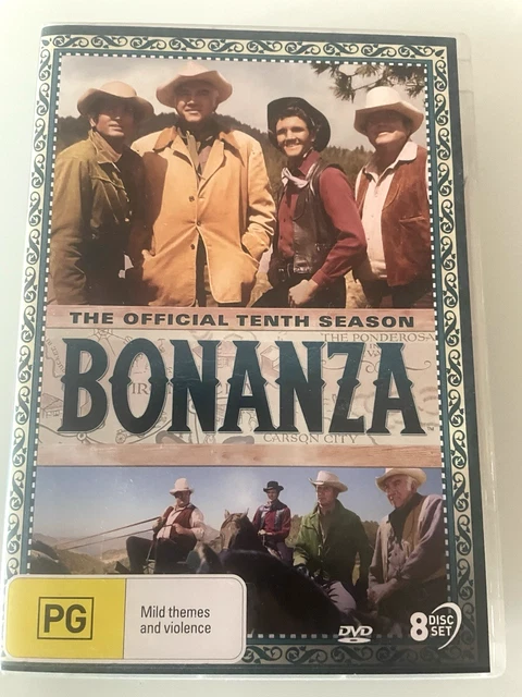 BONANZA THE OFFICIAL Tenth Season 10 DVD set of 8 discs region 4 $39.95 ...