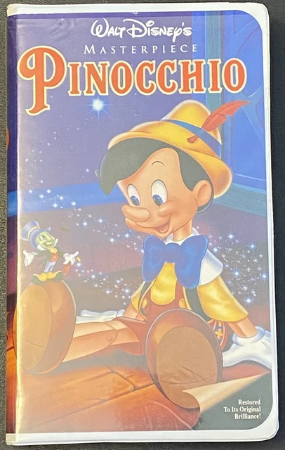 WALT DISNEY’S MASTERPIECE Pinocchio Digitally Mastered (VHS) $28.21 ...