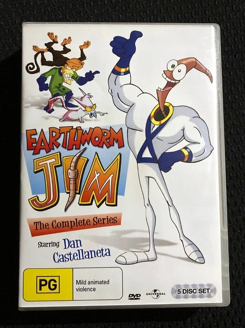 EARTHWORM JIM: THE Complete Series - 90s Animated TV Show - RARE R4 5 ...