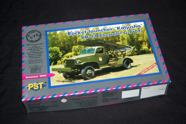 PST 1/72 SCALE BM-13 Katyusha Rocket Launcher Chevrolet G-7107 Truck ...
