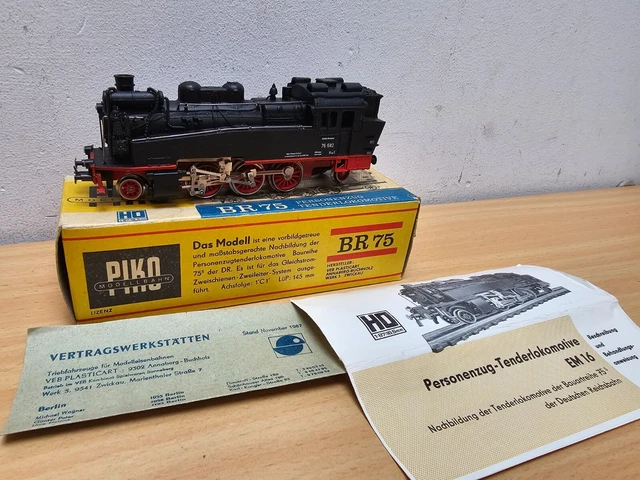 PIKO DAMPFLOK BR 75 H0 mit OVP (2) EUR 10,00 - PicClick DE