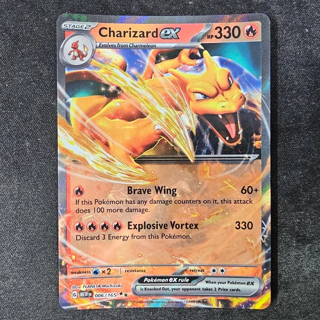CHARIZARD EX - 006/165 Pokemon 151 (Pokemon) Half Art Double Rare EUR ...