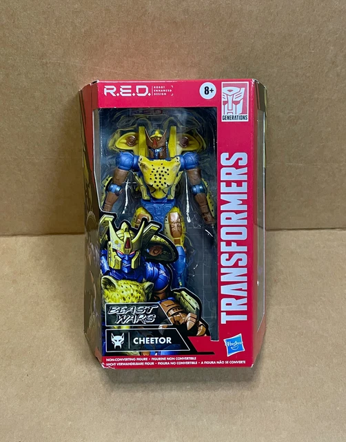 TRANSFORMERS RED ROBOT Enhanced Design CHEETOR 6 inch Beast Wars ...
