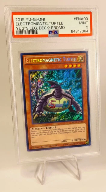YUGIOH ELECTROMAGNETIC TURTLE Yugi's Legendary Deck YGLD-ENA00 ENG PSA ...