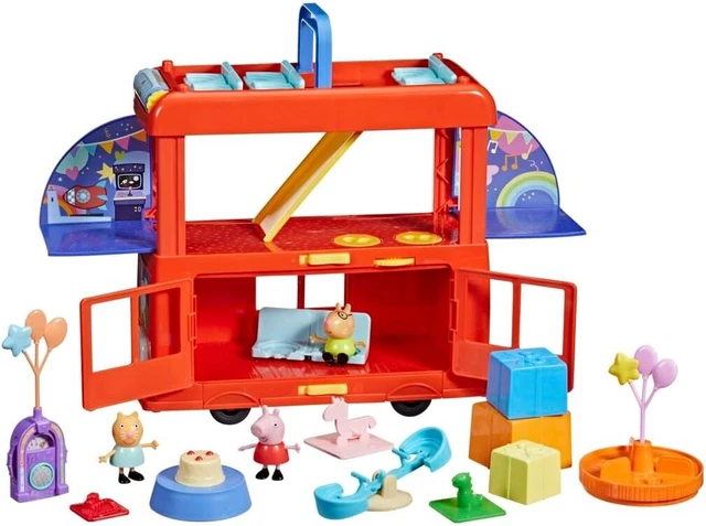 PEPPA PIG PEPPA’S 2-in-1 Party Bus Playset £37.99 - PicClick UK